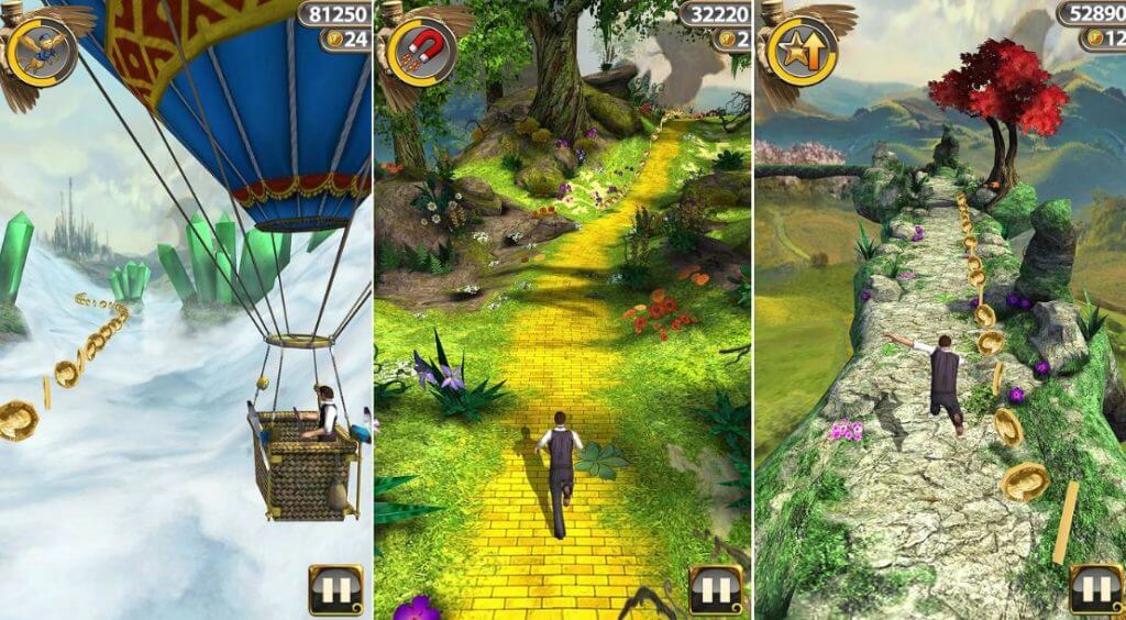 Triche Temple Run 2 : Gemmes et Pièces d’Or illimitées et gratuites.
